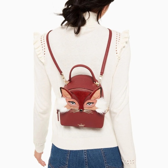 kate spade | Bags | Kate Spade So Foxy Fox Binx Convertible Backpack ...